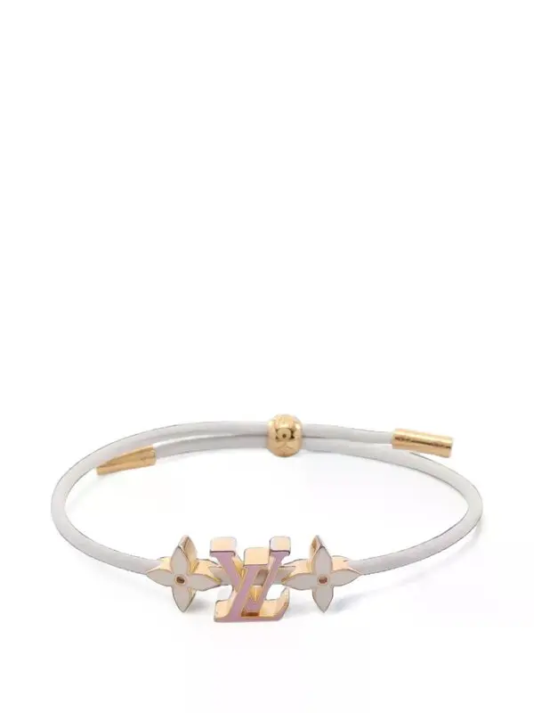 LOUIS VUITTON 2010s Crew Logo-plaque Bracelet