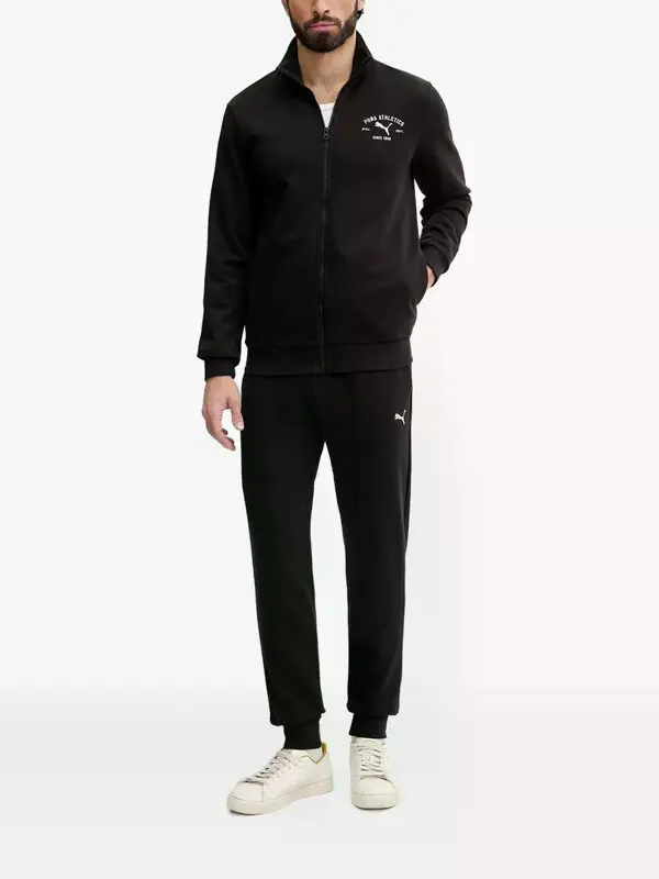 PUMA Logo-print Zip-up Sweater
