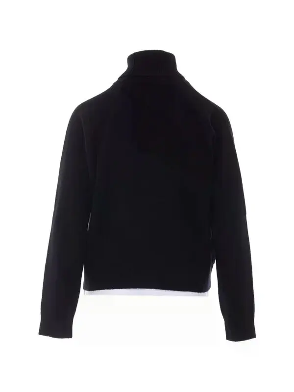 Liu Jo Button-detail Roll-neck Sweater