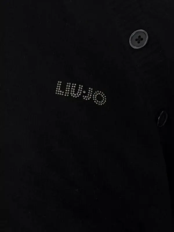 Liu Jo Button-detail Roll-neck Sweater