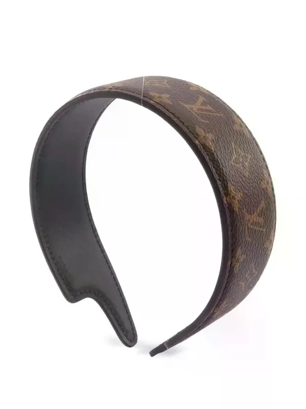LOUIS VUITTON Monogram Headband - Brown