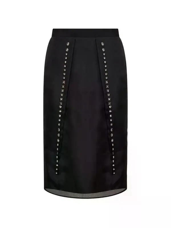Stella McCartney Crystal-embellished Midi Skirt - Black