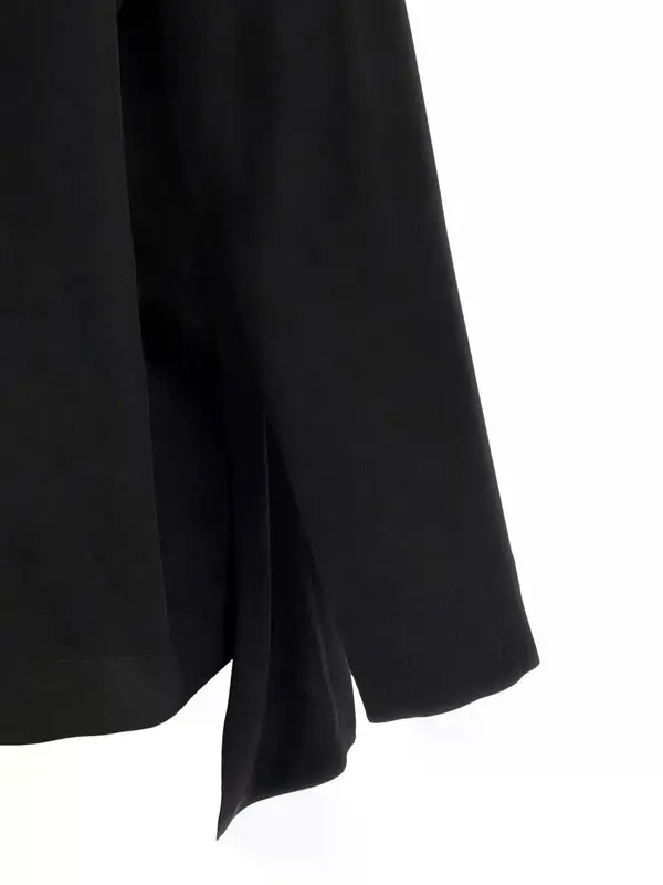 NUDE Draped-panel Asymmetrical Blouse