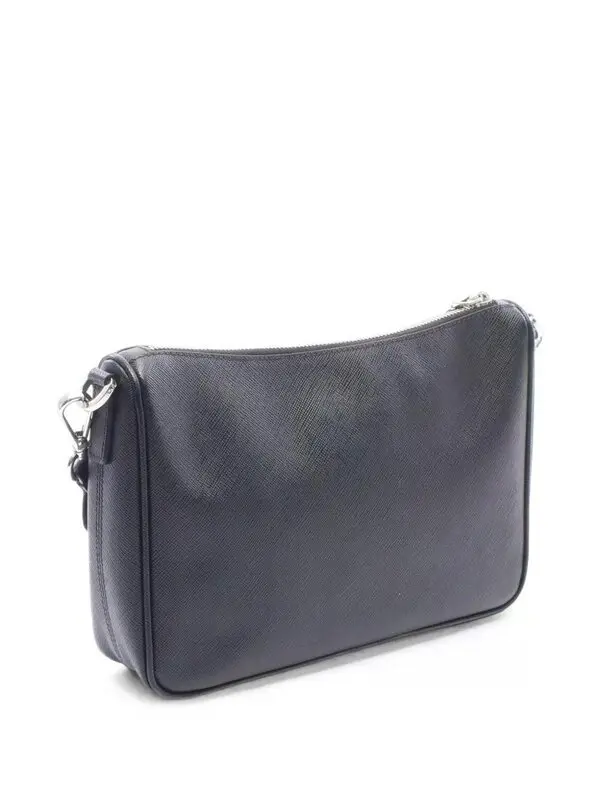 Prada 2010s Travel Saffiano-leather Clutch Bag