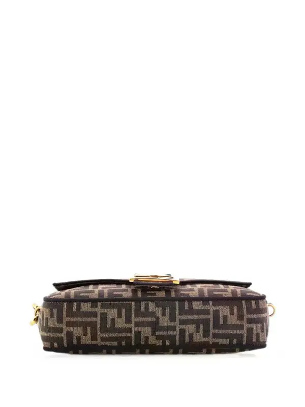 Fendi Baguette Nm Bag Zucca Canvas Medium Shoulder Bag