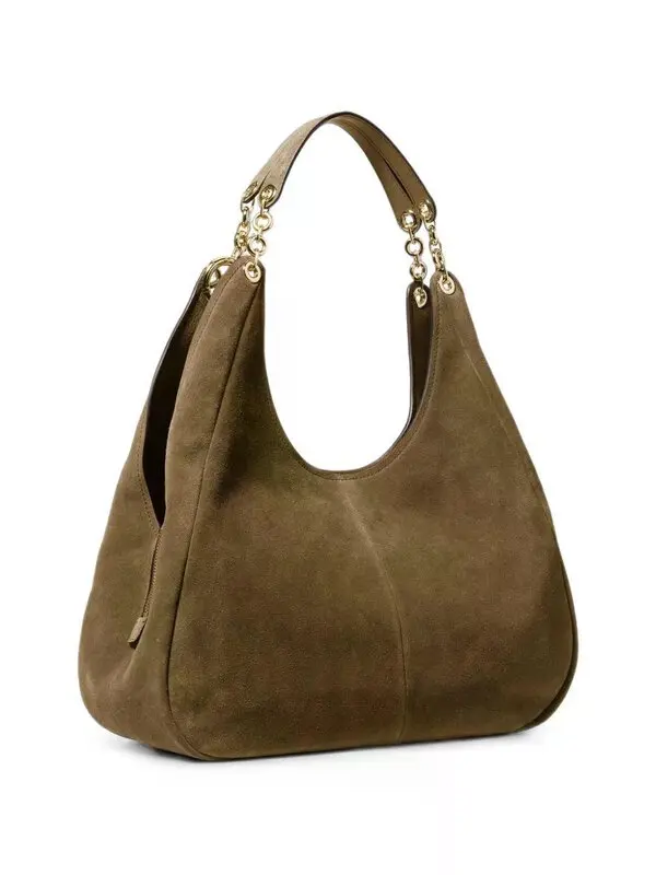 Michael Kors Ellie Large Suede Shoulder Bag