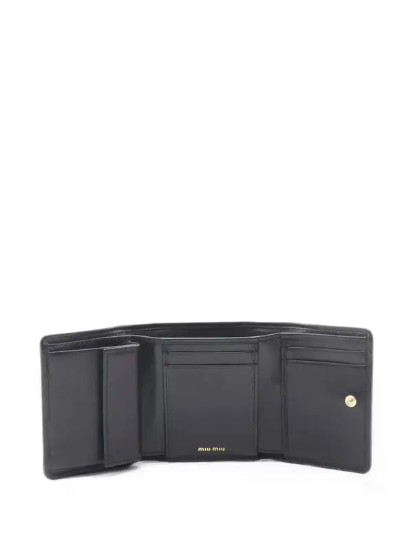 Miu Miu 2020s Matelassé Trifold Wallet