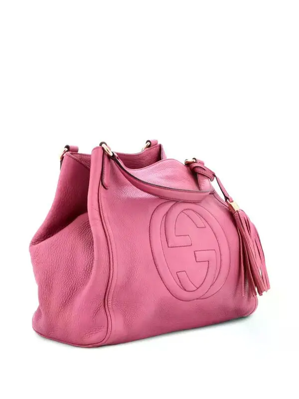 Gucci Soho Leather Medium Shoulder Bag - Pink