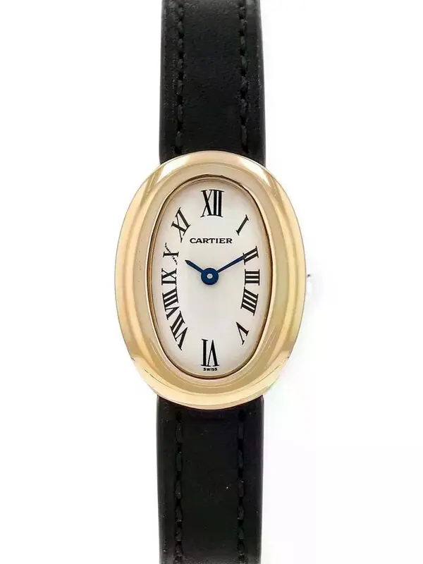 Cartier 1990s Mini Baignoire 25mm Watch - White