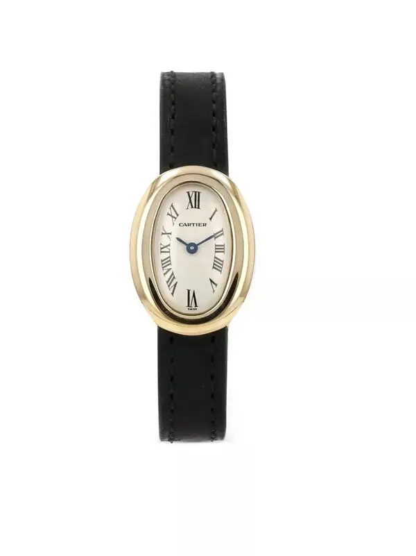 Cartier 1990s Mini Baignoire Watch - White