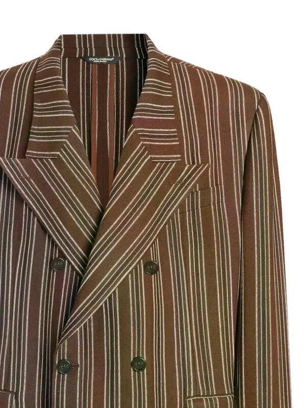 Dolce & Gabbana Striped Double-breasted Blazer