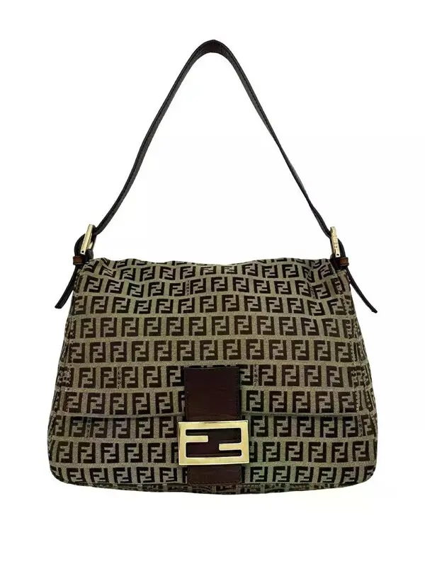 Fendi Zucchino Mamma Forever Shoulder Bag