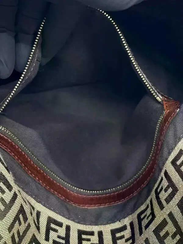 Fendi Zucchino Mamma Forever Shoulder Bag