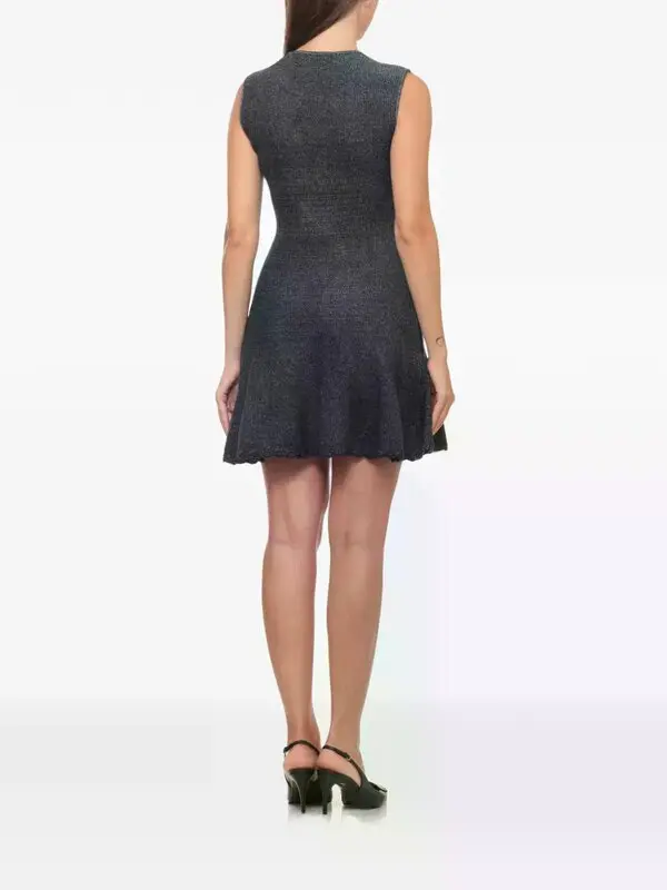 SELF-PORTRAIT Sleeveless Button-up Mini Dress