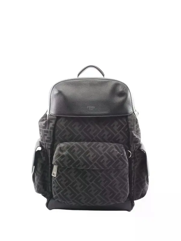 Fendi Ff Jacquard Backpack