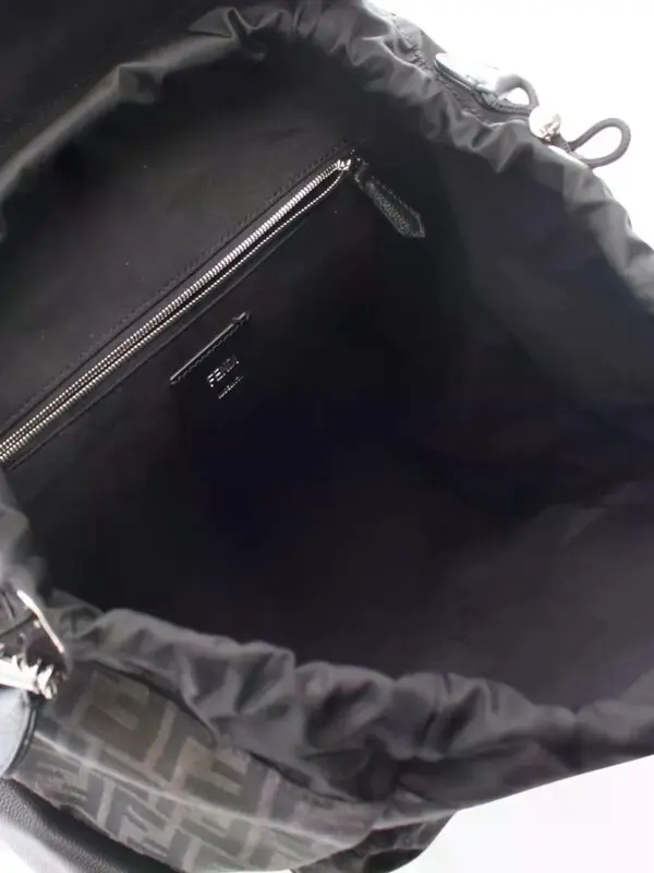 Fendi Ff Jacquard Backpack