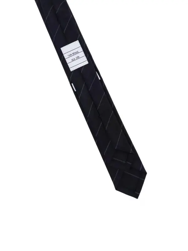 Thom Browne Rwb Stripe Neck Tie - Blue