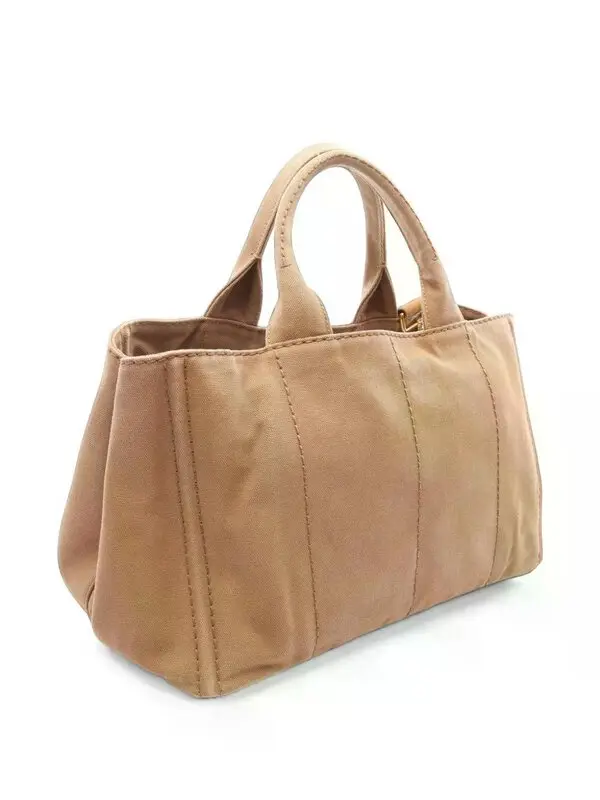 Prada 2000s Canapa Two-way Handbag