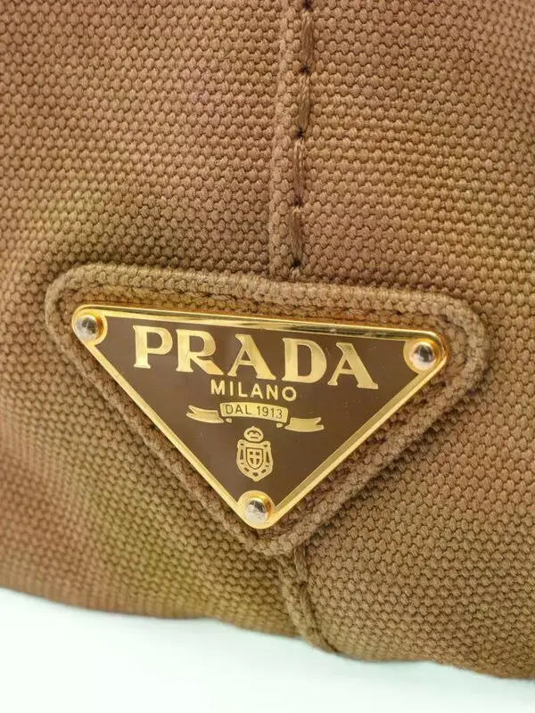 Prada 2000s Canapa Two-way Handbag