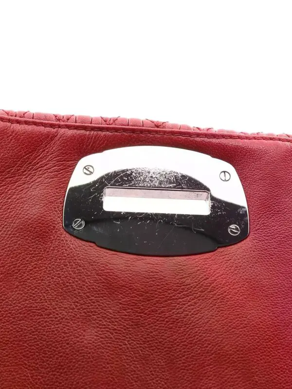 Miu Miu 2010s Nappa Crystal Matelassé Shoulder Bag