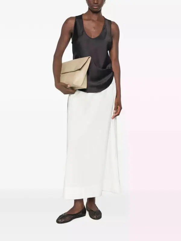 Imperial Satin Scoop-neck Tank Top
