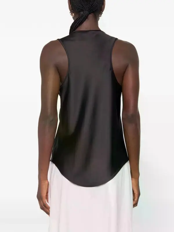 Imperial Satin Scoop-neck Tank Top