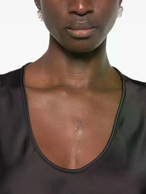 Imperial Satin Scoop-neck Tank Top