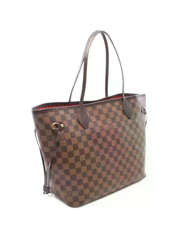 LOUIS VUITTON 2018 Mm Neverfull Damier Ebène Tote Bag