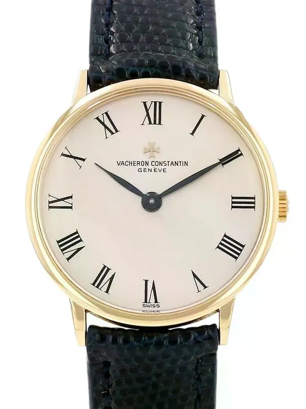 VACHERON CONSTANTIN 1980s Vintage 31mm Yellow Gold Watch