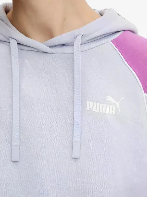 PUMA Logo-print Raglan-sleeve Hoodie