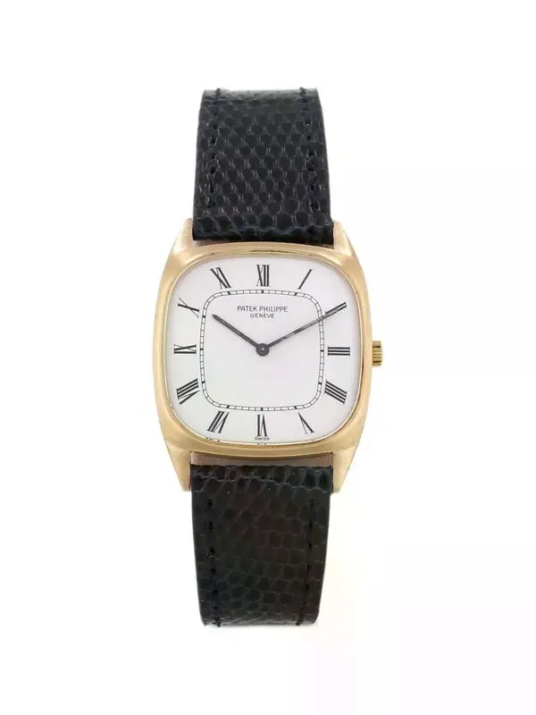Patek Philippe 1960s Golden Ellipse Cushion-shaped Watch - White