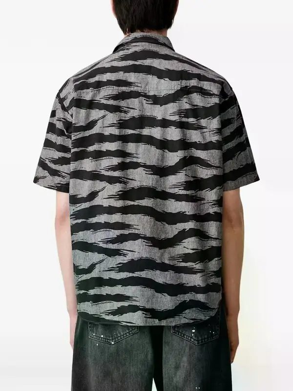 NEIGHBORHOOD Tiger-stripe Short-sleeve Shirt