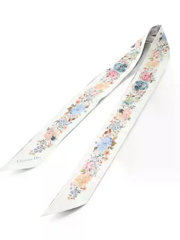 Dior 2010s D-floral Mitzah Scarf