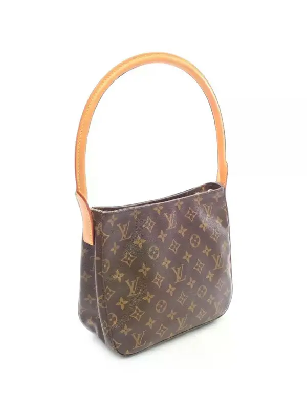 LOUIS VUITTON 2001 Mm Looping Monogram Shoulder Bag - Brown