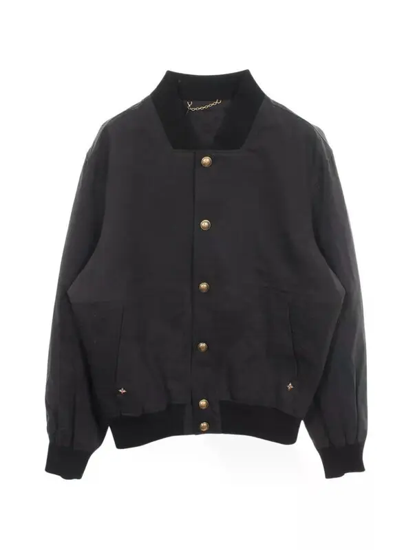 LOUIS VUITTON 2020s Monogram Long-sleeve Bomber Jacket - Black
