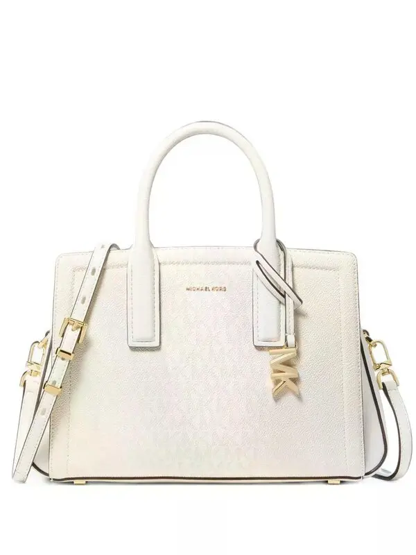 Michael Kors Small Laila Exclusive Logo Satchel - Neutrals