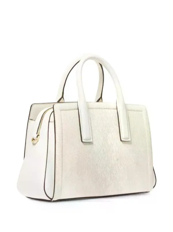 Michael Kors Small Laila Exclusive Logo Satchel - Neutrals