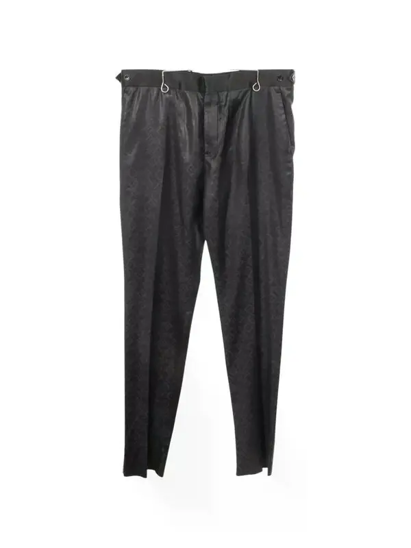 LOUIS VUITTON Monogram-flower Tapered Trousers