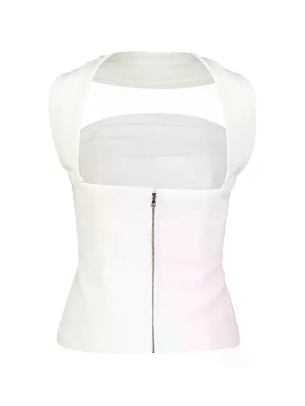Roland Mouret Scarf-neck Sleeveless Blouse