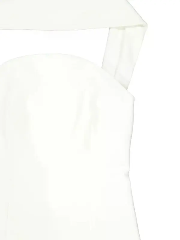 Roland Mouret Scarf-neck Sleeveless Blouse