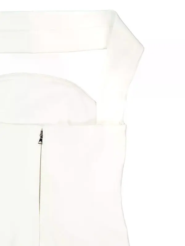 Roland Mouret Scarf-neck Sleeveless Blouse