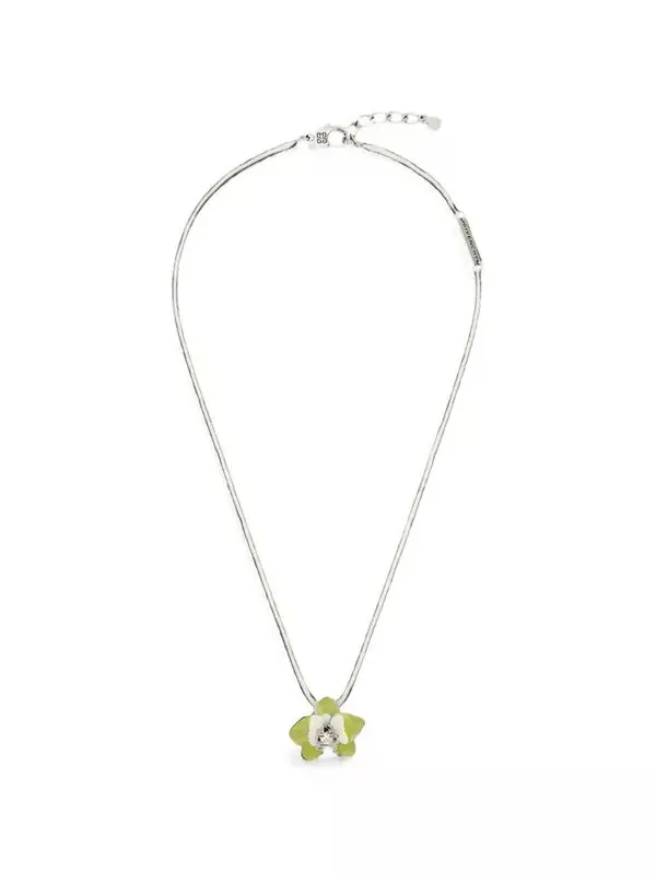 Givenchy Flower Orchid Necklace