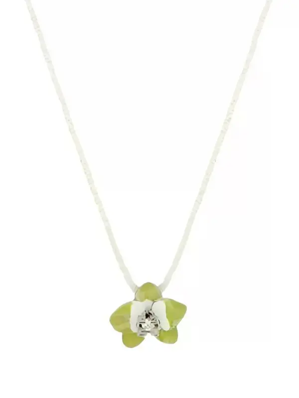 Givenchy Orchid Pendant Necklace