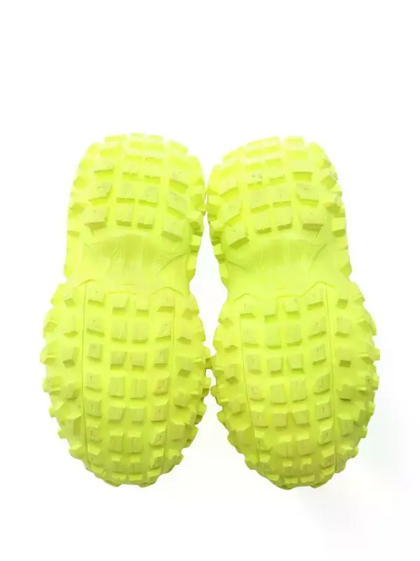 Balenciaga Mesh Paneled Chunky Sole Sneakers - Yellow