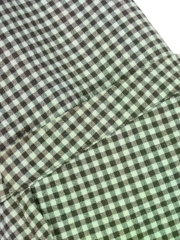 Hermès 1990-2000s Check Seersucker Button-fastening Blazer - Black