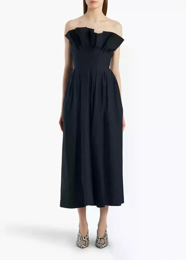 Khaite Claude Dress In Organza
