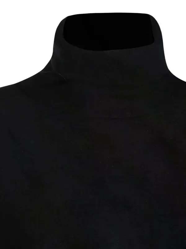 THOM KROM High-neck Long-sleeve Knitted Mini Dress