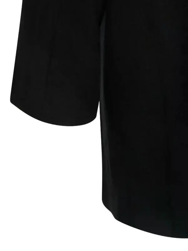 THOM KROM High-neck Long-sleeve Knitted Mini Dress
