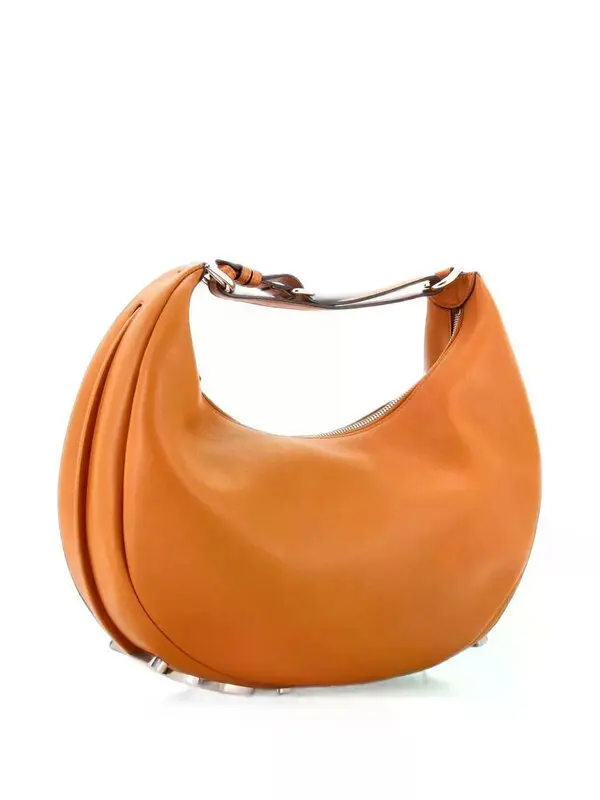 Fendi Fendigraphy Bag Leather Medium Hobo Bag