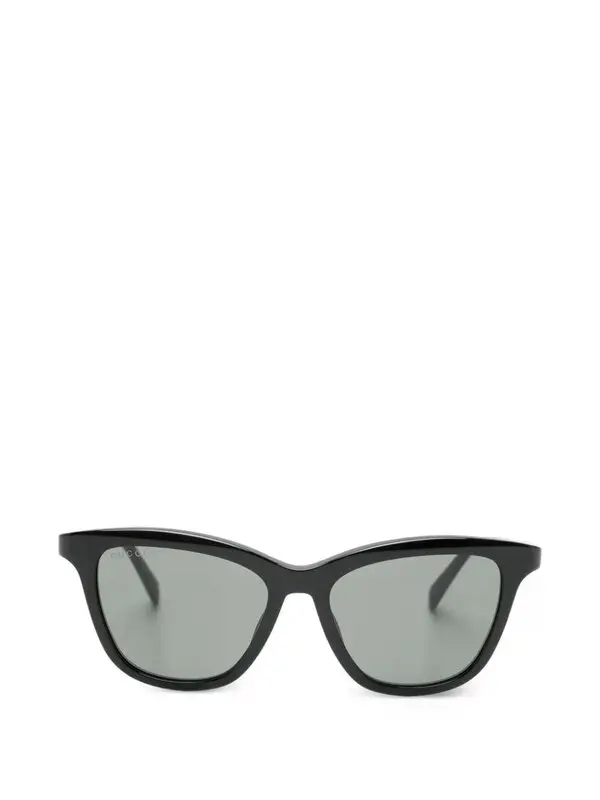 Gucci Geometic-frame Sunglasses - Black